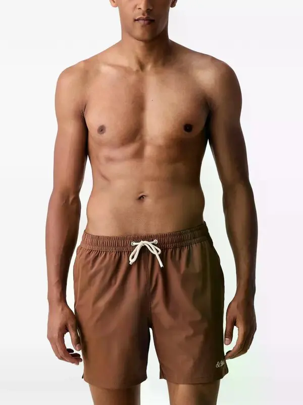 MC2 SAINT BARTH Drawstring-waist Swim Shorts