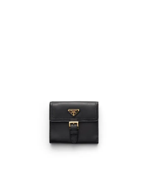Prada Small Nappa Leather Wallet - Black