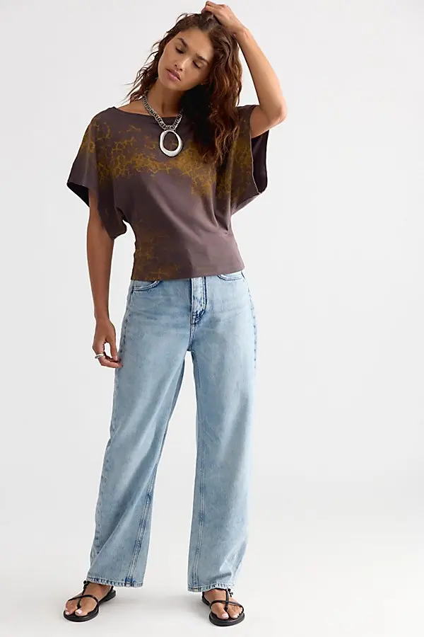 Free People In My Element Printed Tee At