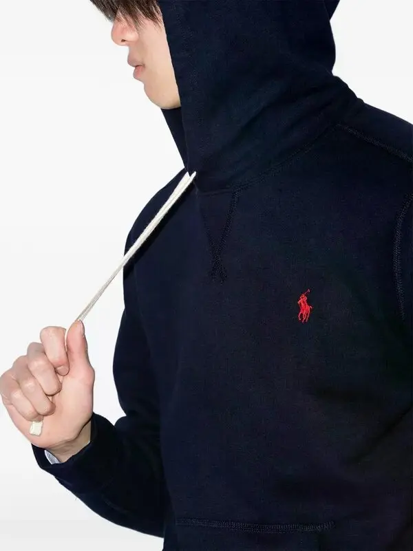 Polo Ralph Lauren Logo-embroidered Drawstring Hoodie