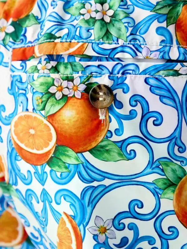 MC2 SAINT BARTH Graphic-print Drawstring Swim Shorts