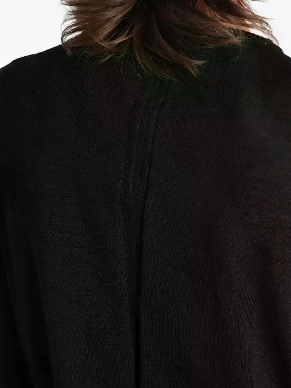 Rick Owens Ribbed Trim Sweater