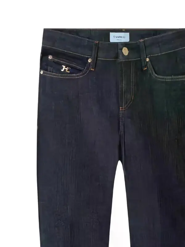 CAMBIO Plaque-detail Jeans - Blue