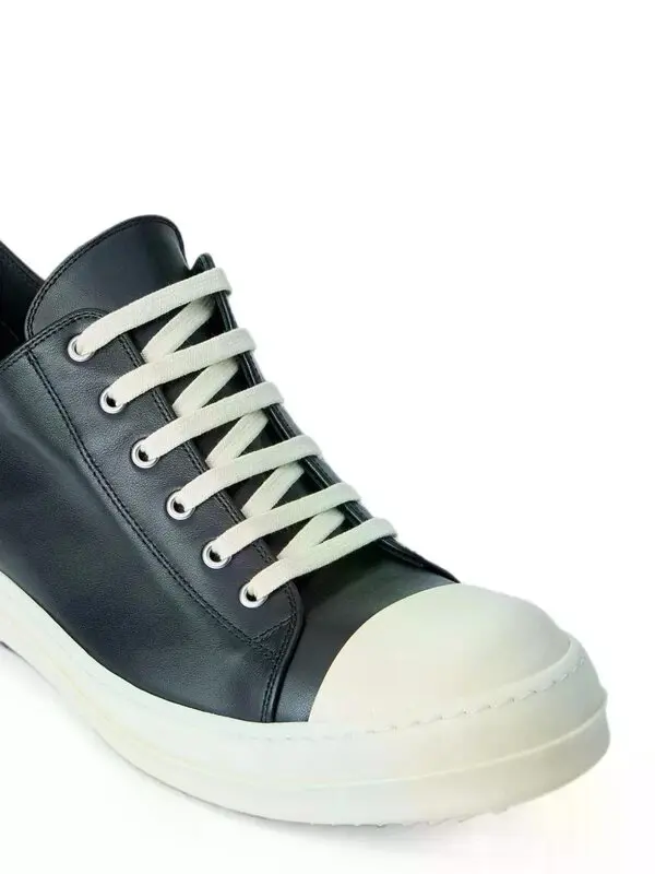 Rick Owens Lace-up Low-top Sneakers - Black