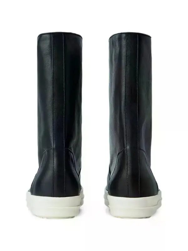 Rick Owens Sneakwaders Round-toe Boots - Black