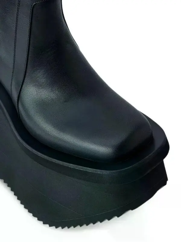 Rick Owens Factory Platform Pull-tab Boots