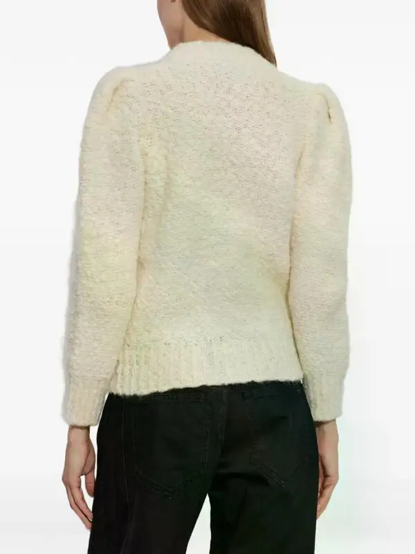 Isabel Marant Étoile Emma Puff-sleeve Sweater - Neutrals