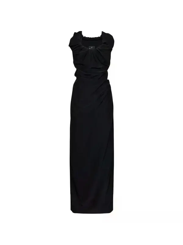 VIVIENNE WESTWOOD Draped Asymmetric Maxi Dress