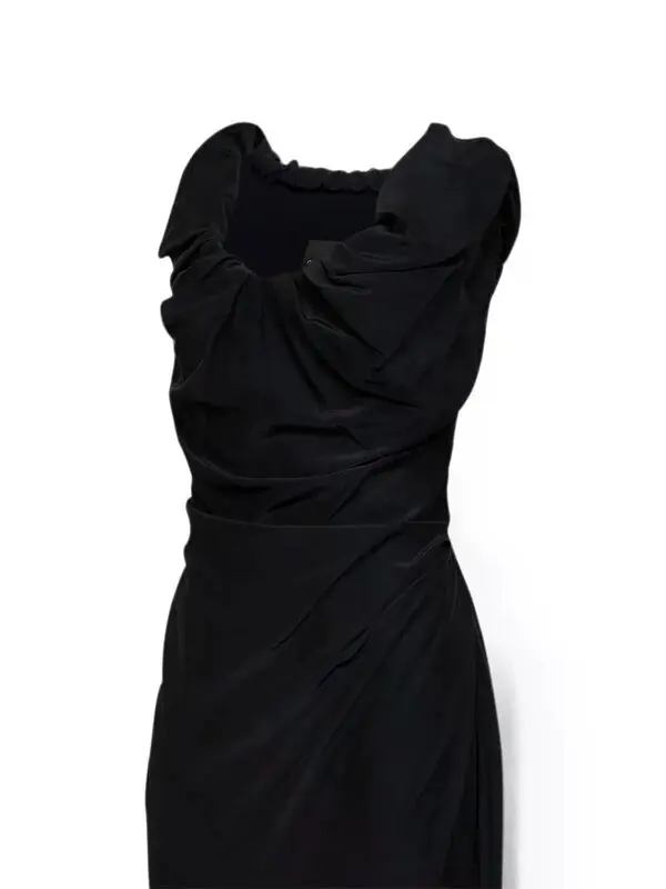 VIVIENNE WESTWOOD Draped Asymmetric Maxi Dress