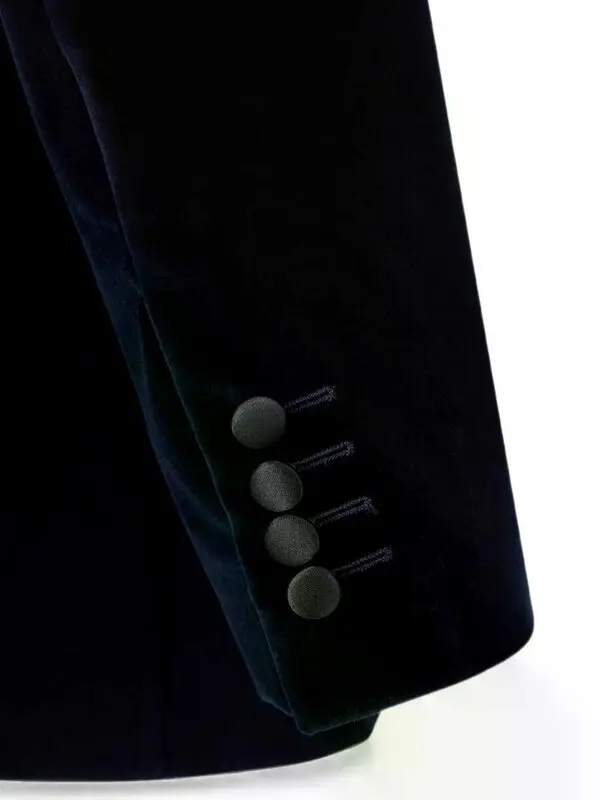 Canali Velvet Single-breasted Blazer