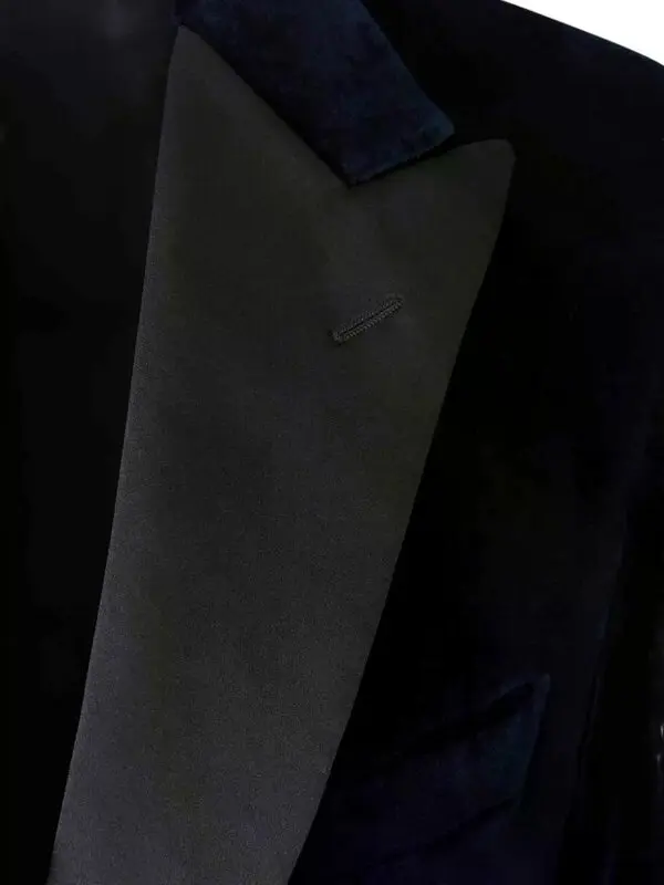 Canali Velvet Single-breasted Blazer