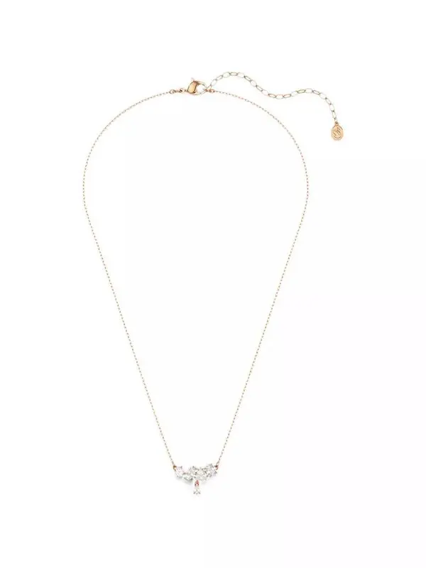 SWAROVSKI Mesmera Crystal-embellished Drop Necklace - Pink