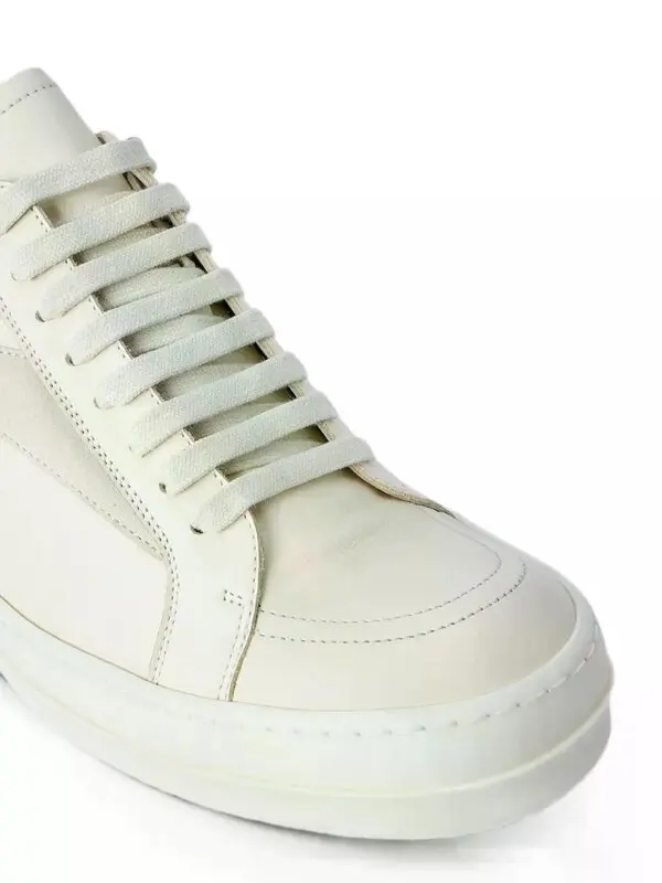 Rick Owens Lace-up Leather Sneakers - Neutrals