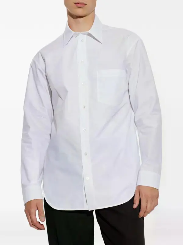 Balenciaga Logo-embroidered Pocket Shirt