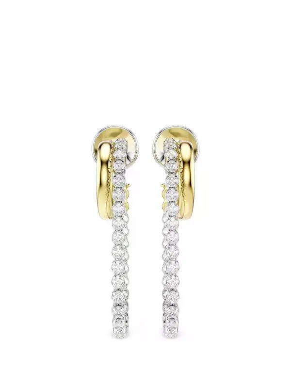SWAROVSKI Crystal-embellished Hoop Earrings - Gold