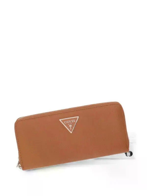 Guess Logo-plaque Wristlet Wallet