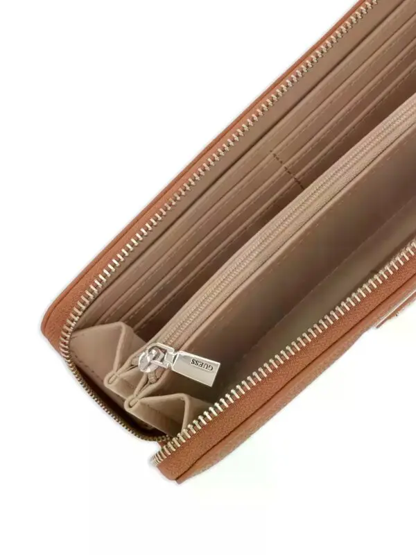 Guess Logo-plaque Wristlet Wallet