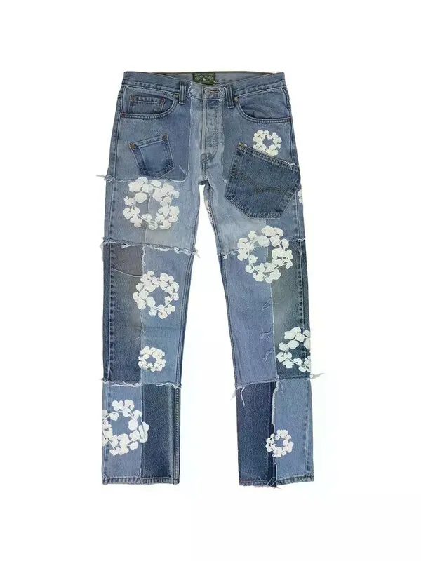 DENIM TEARS Patchwork Jeans - Blue