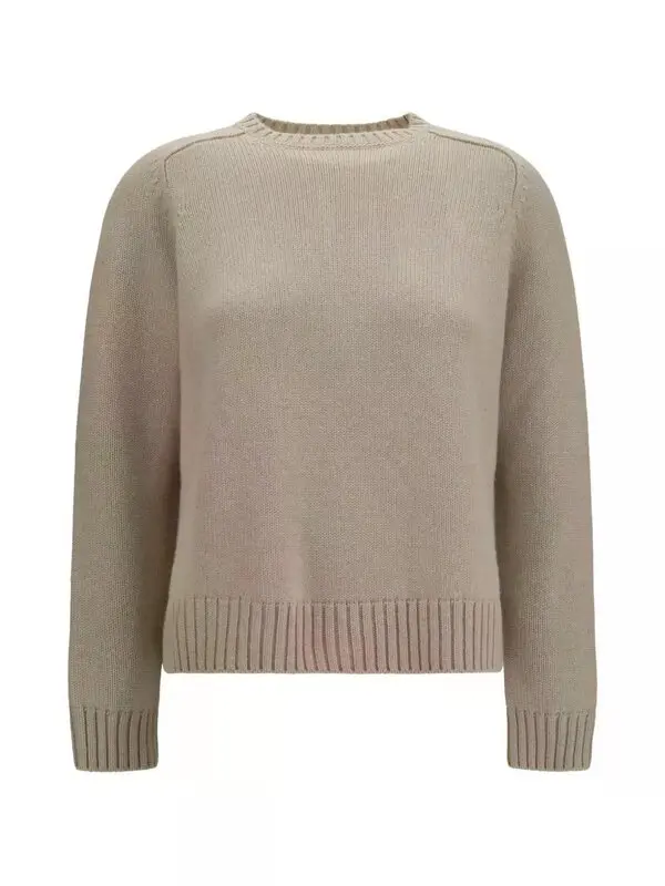 Loro Piana Cashmere Raglan-sleeve Sweater - Neutrals