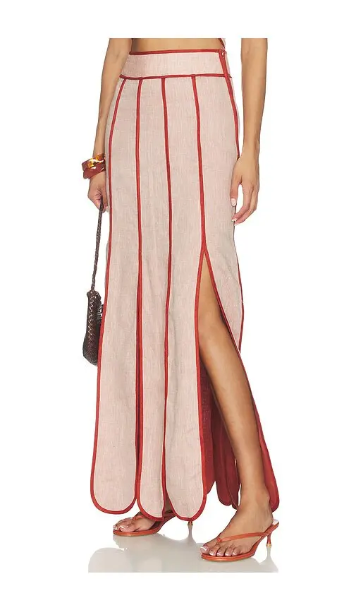 Azulu Cetina Skirt In . Also - Brick