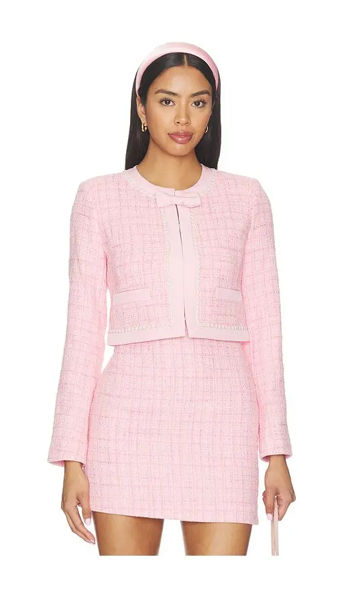 LoveShackFancy Ralphette Jacket In . Also - Pink