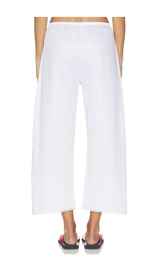 LESET Yoko Lace Crop Pant In . Also