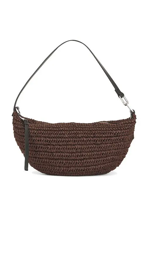 ALLSAINTS Luna Micro Paper Bag - Brown