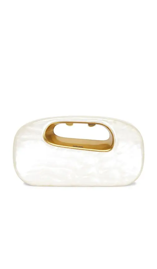 Cult Gaia Amara Clutch - Ivory
