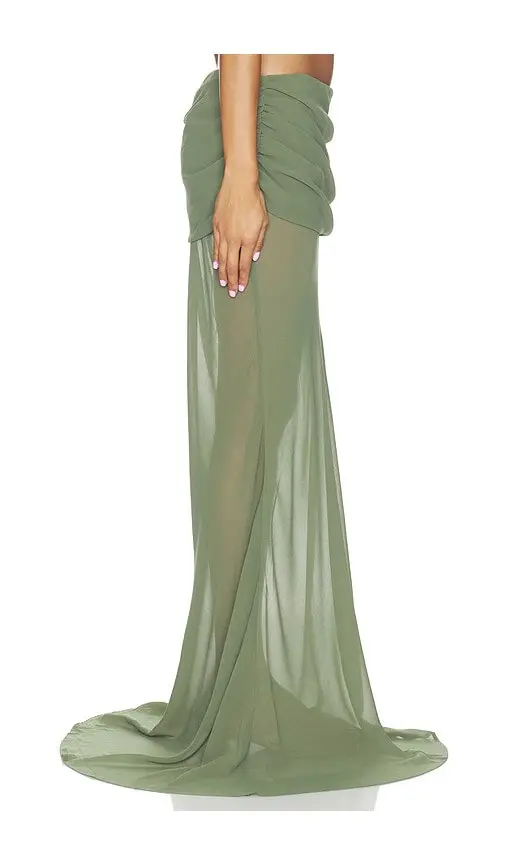 BANANHOT Adelina Maxi Skirt - Olive