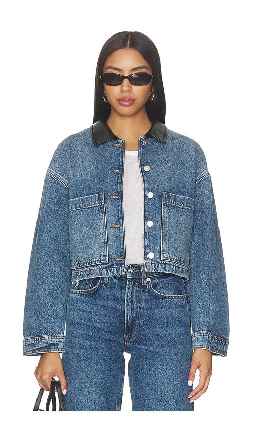 ANINE BING Yuma Jacket In . Also - Blue