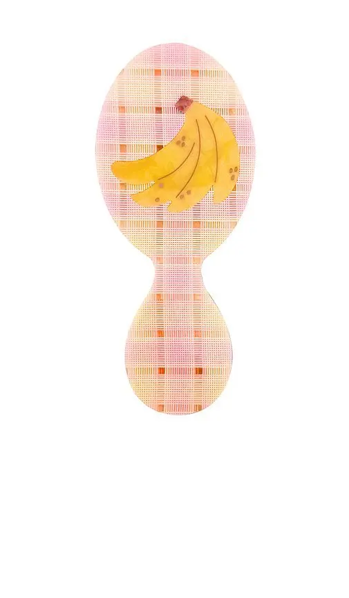 SOLAR ECLIPSE Hand-painted Banana Handbag Hero Brush