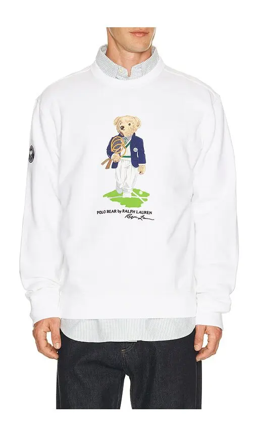 Polo Ralph Lauren Wimbledon Bear Sweater In . Also - White