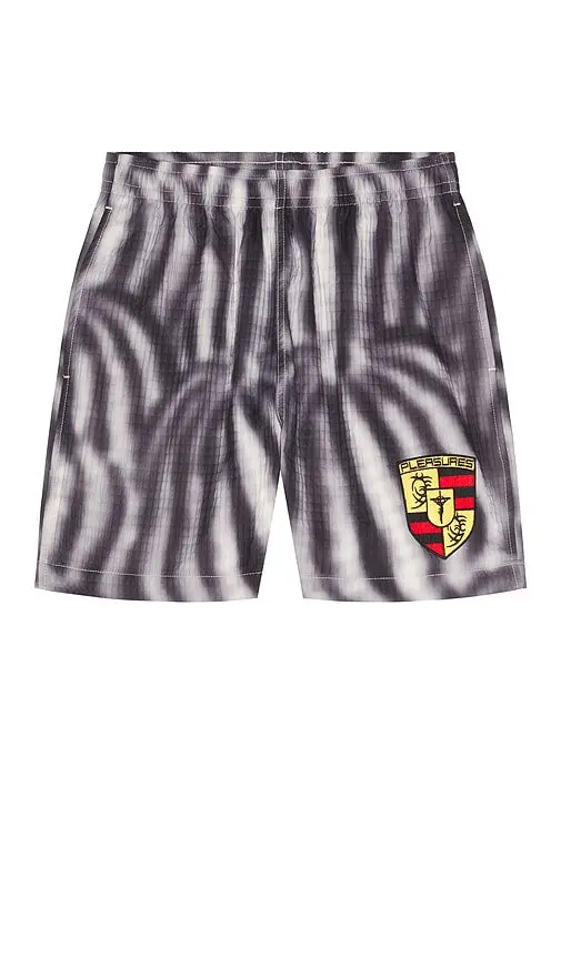PLEASURES Marble Active Shorts In . Also