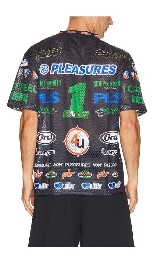 PLEASURES Oral Mesh Jersey In . Also