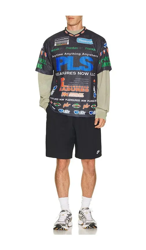 PLEASURES Oral Mesh Jersey In . Also