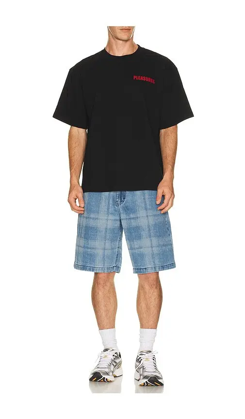 PLEASURES Impact Heavyweight Tee In . Also
