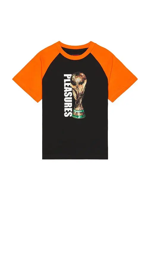 PLEASURES Trophy Raglan Tee In . Also