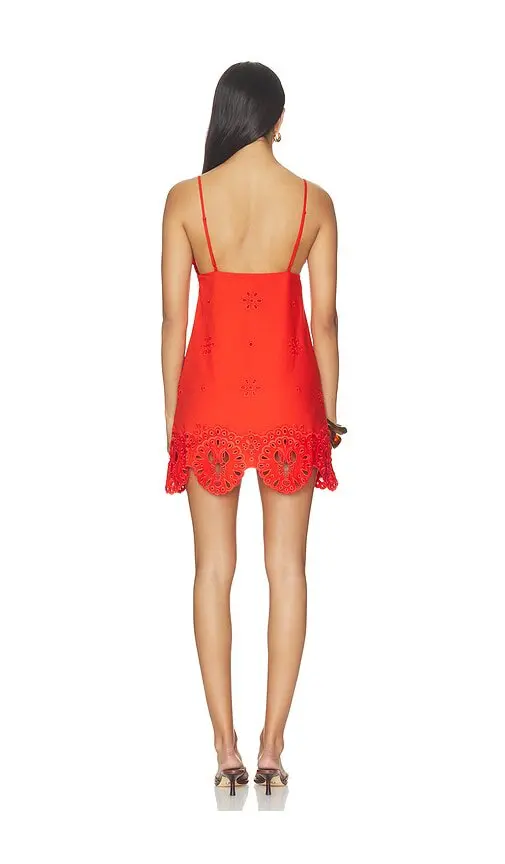 Retrofete Nebullah Eyelet Mini Dress