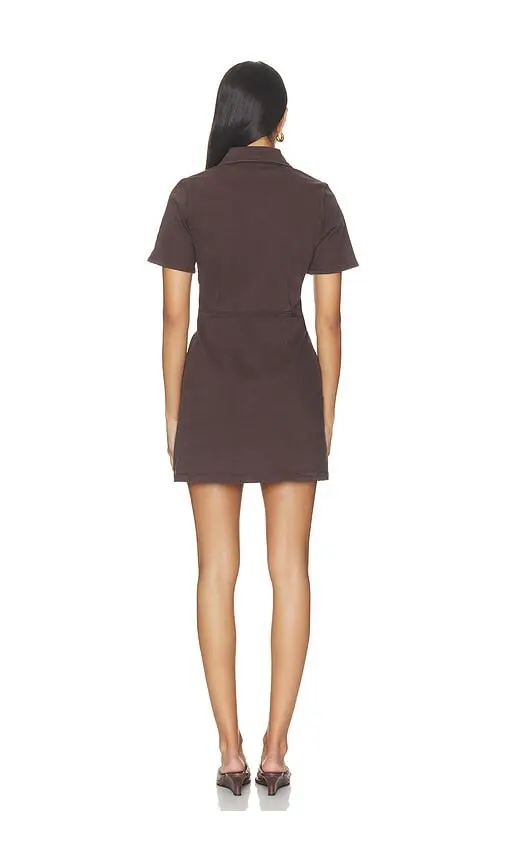 Paige Clementine Denim Dress - Chocolate