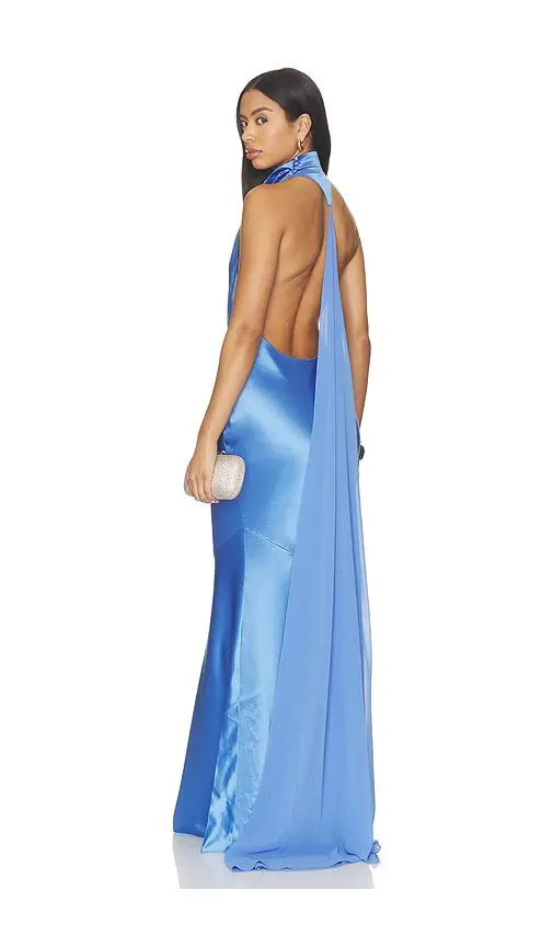 Retrofete Idonie Maxi Dress - Blue