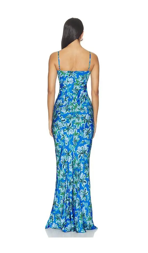 Saloni Renee Long Dress In . Also