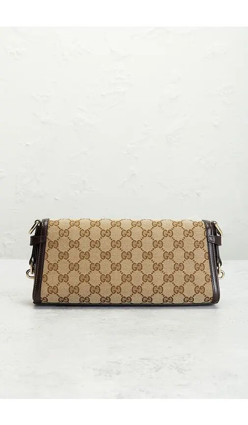 FWRD RENEW Gucci Luce Shoulder Bag - Beige