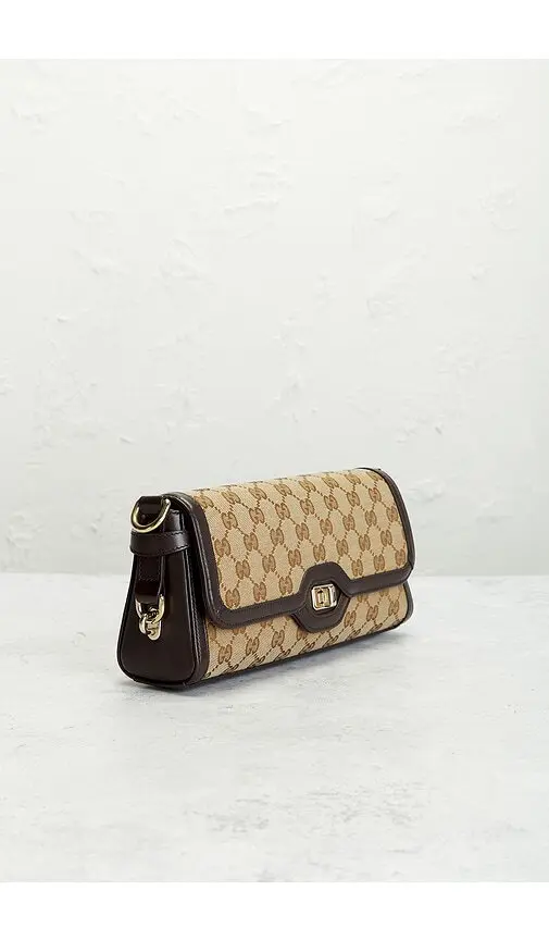 FWRD RENEW Gucci Luce Shoulder Bag - Beige