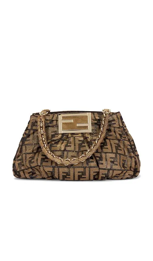 FWRD RENEW Fendi Zucca Mia Tote Bag - Brown