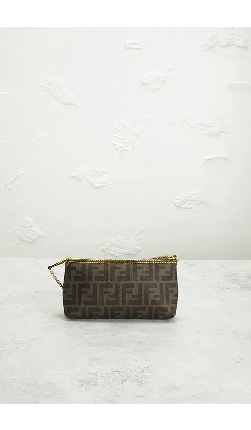 FWRD RENEW Fendi Zucca Pochette Shoulder Bag