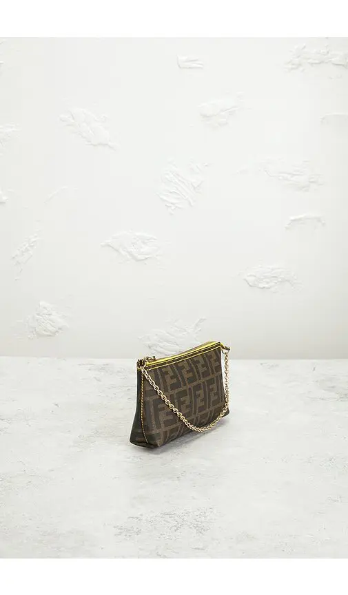 FWRD RENEW Fendi Zucca Pochette Shoulder Bag