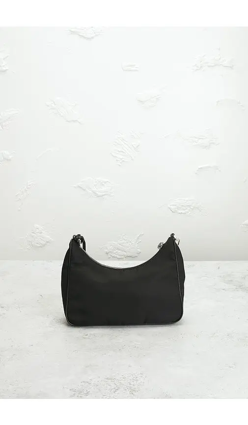 FWRD RENEW Prada Re-edition 2005 Re-nylon Shoulder Bag - Black