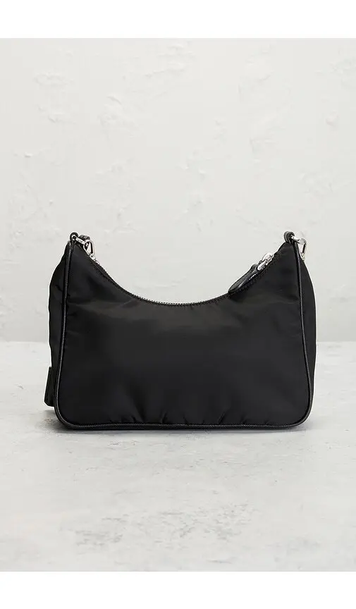 FWRD RENEW Prada Re-edition 2005 Re-nylon Shoulder Bag - Black