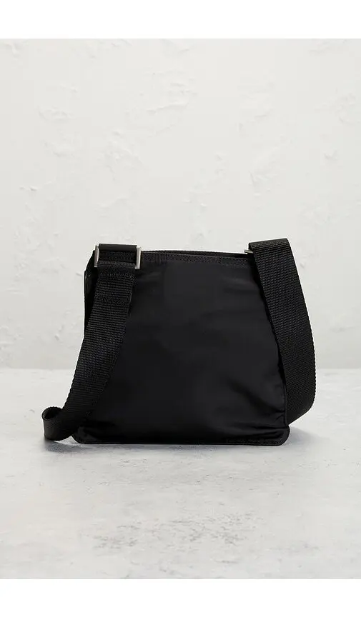FWRD RENEW Prada Tessuto Flat Messenger Bag
