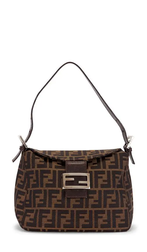 FWRD RENEW Fendi Zucca Shoulder Bag